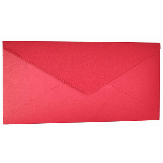 Envelope for DL cards - red - 11x22 cm | [139943] - Wild Orchid Crafts